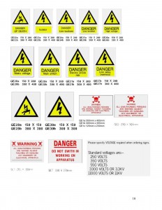Neon Safety Sign Catalogue – Neon