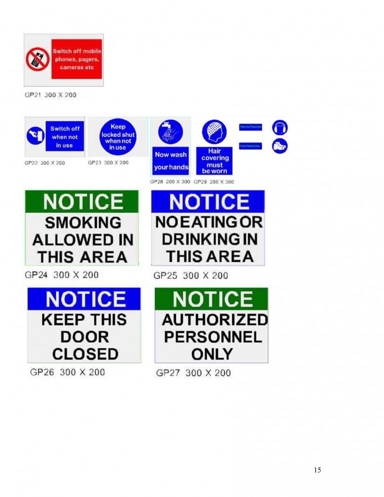 Neon Safety Sign Catalogue – Neon