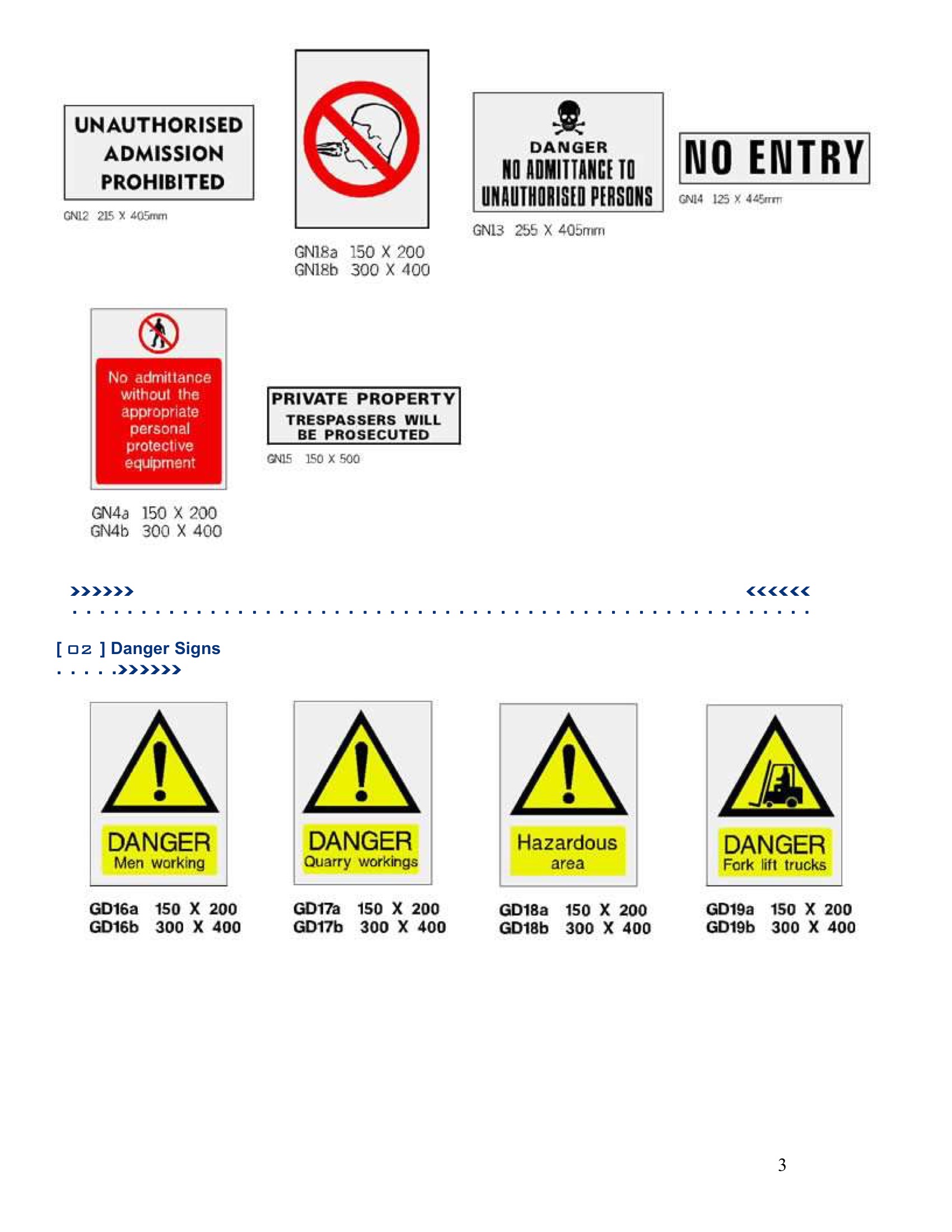 Neon Safety Sign Catalogue – Neon